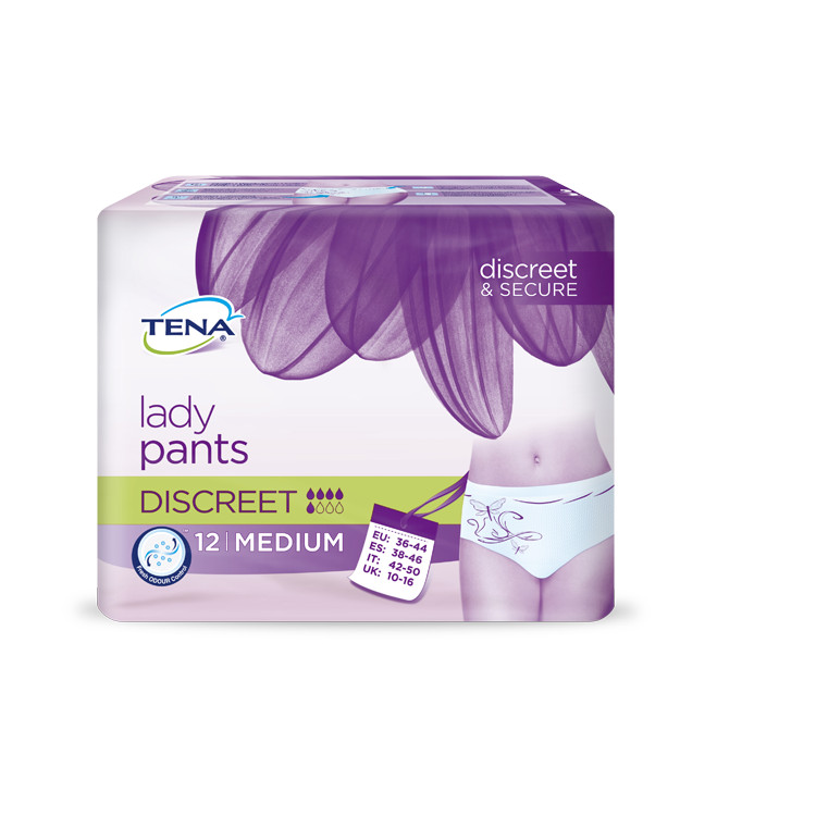 Tena Lady Pants Discreet Medium køb online | nohea.dk
