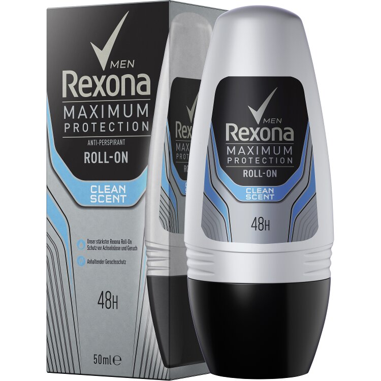 Rexona Men Deo Roll On Maximum Protection Clean Scent køb online | nohea.dk